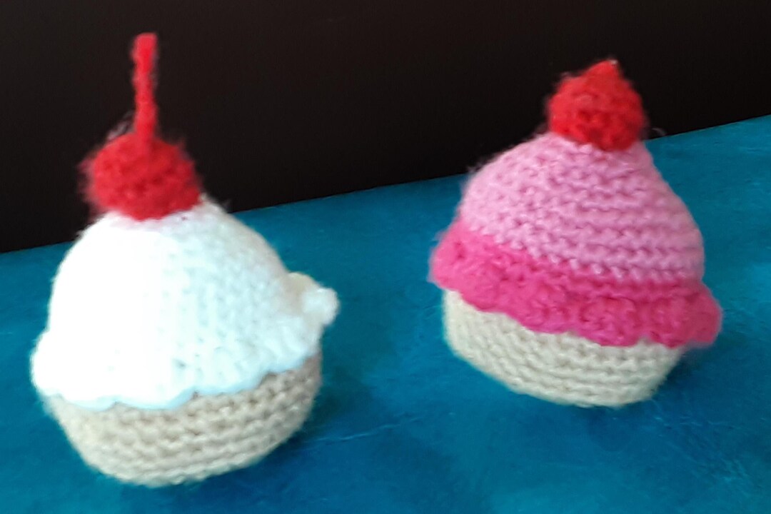 Stuffed Toy Cupcakes Kitchen Accessory Play Food Stuffed Pretend Play ...