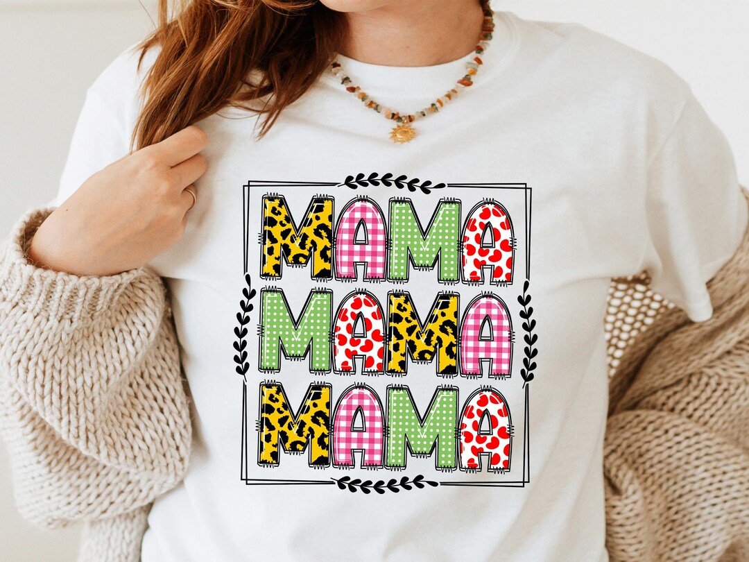 Mama T-shirt Design, Retro Mom Shirt PNG, Mother's Day T Shirt Design ...