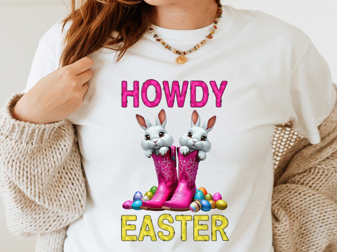 Howdy Easter PNG, Western Easter T-shirt Design, Cute Country Easter ...