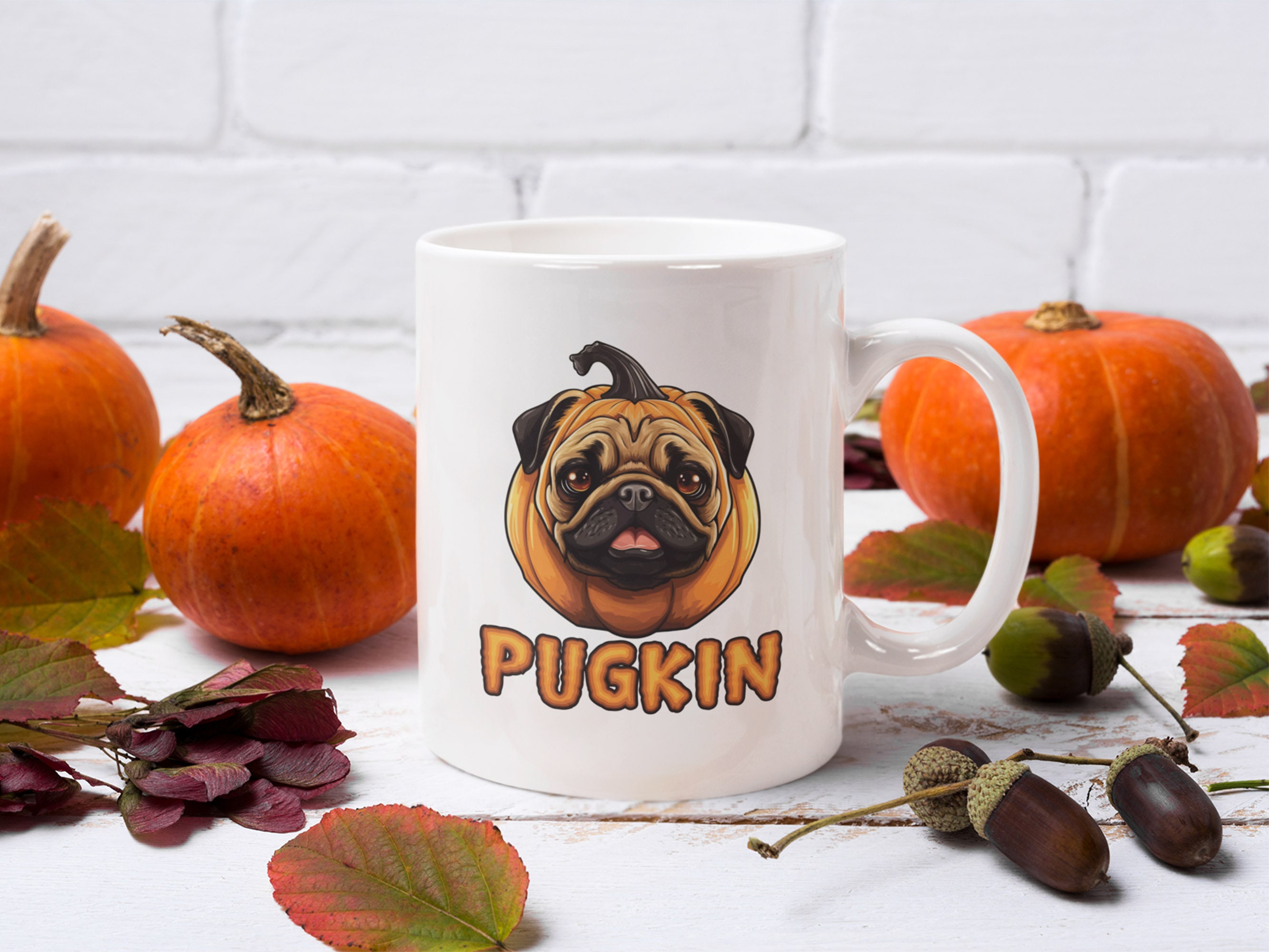 Pugkin SVG Funny Halloween SVG Funny Pumpkin Pug Lover SVG - Etsy