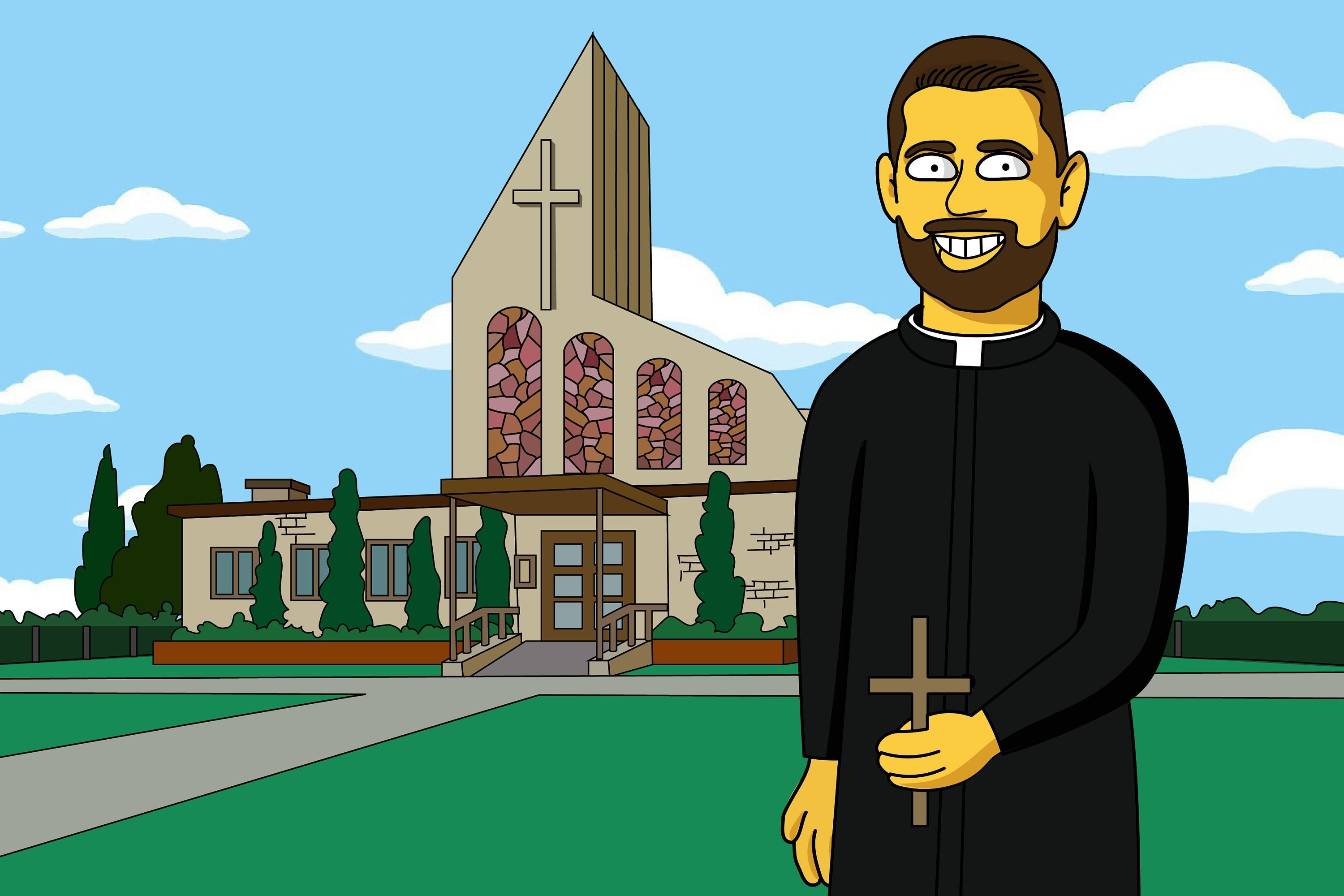 Church Pastor Cartoon