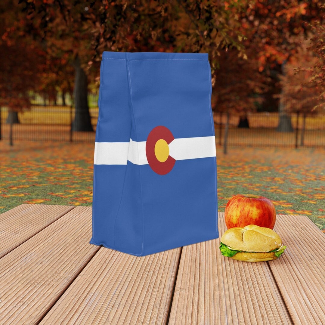 Colorado Flag Lunch Bag, Lunch Sacks, Lunch Bags, Colorado Bags - Etsy