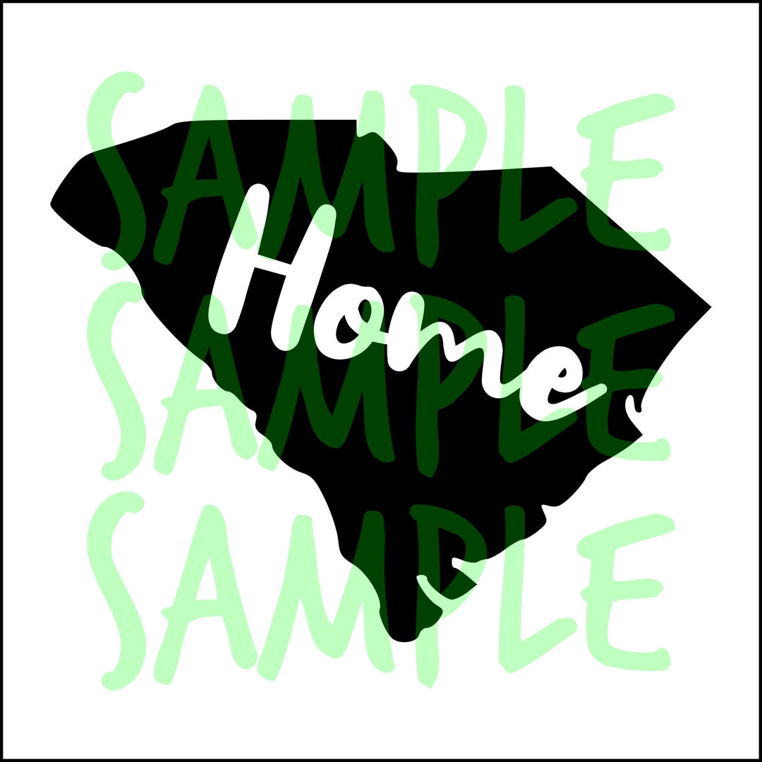 South Carolina State Home - PNG - SVG - Instant Digital Download - Etsy