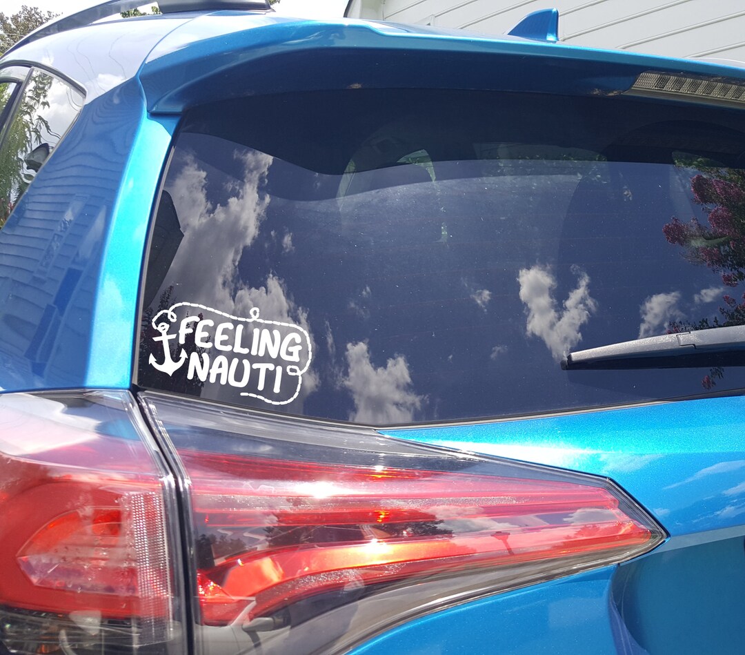 Feeling Nauti Car or Cooler Decal - Etsy