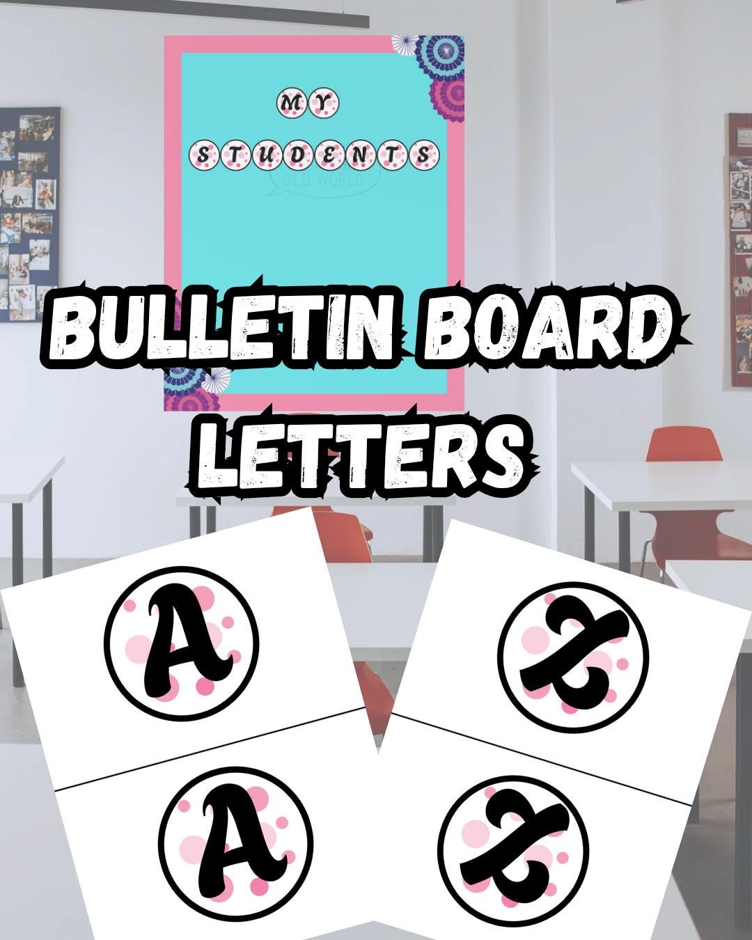 Bulletin Board Letters. These Letters Are Ready to Be Printed. This is ...