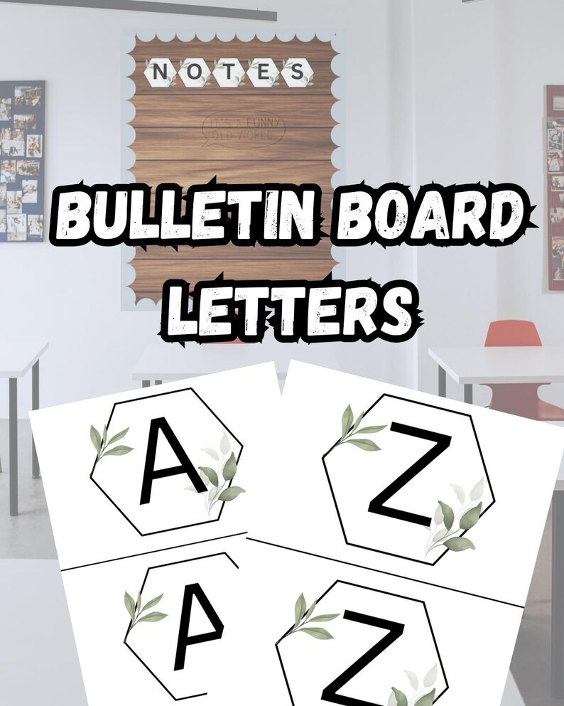 Bulletin Board Letters. These Letters Are Ready to Be Printed. This is ...