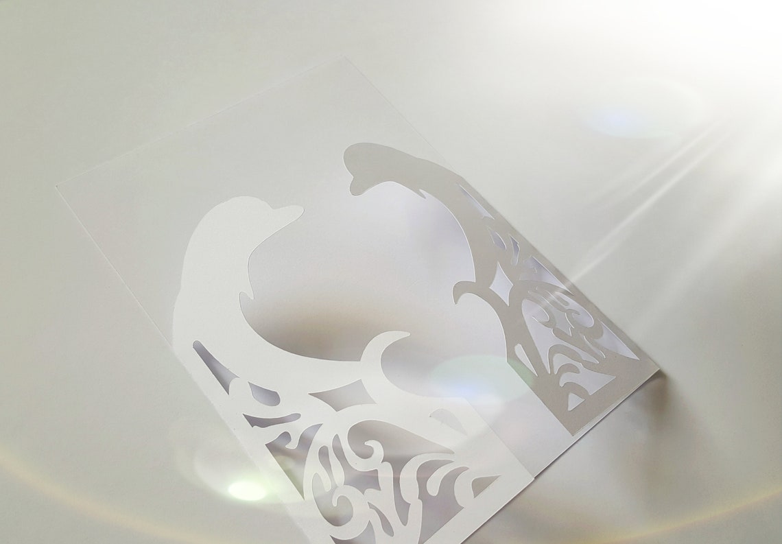Wedding Invitation Template Gate Fold Envelope Card - Etsy