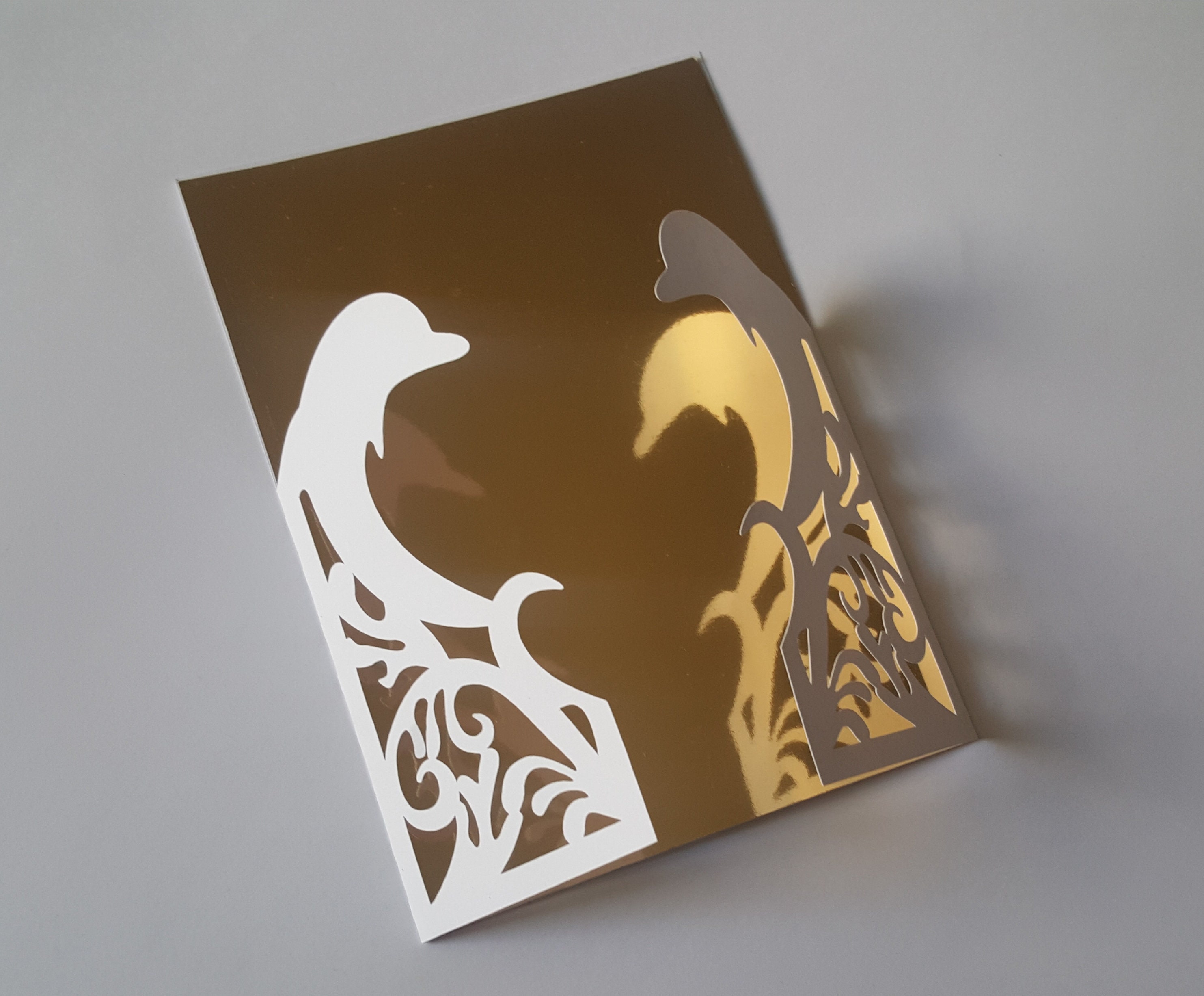 Wedding Invitation Template Gate Fold Envelope Card - Etsy