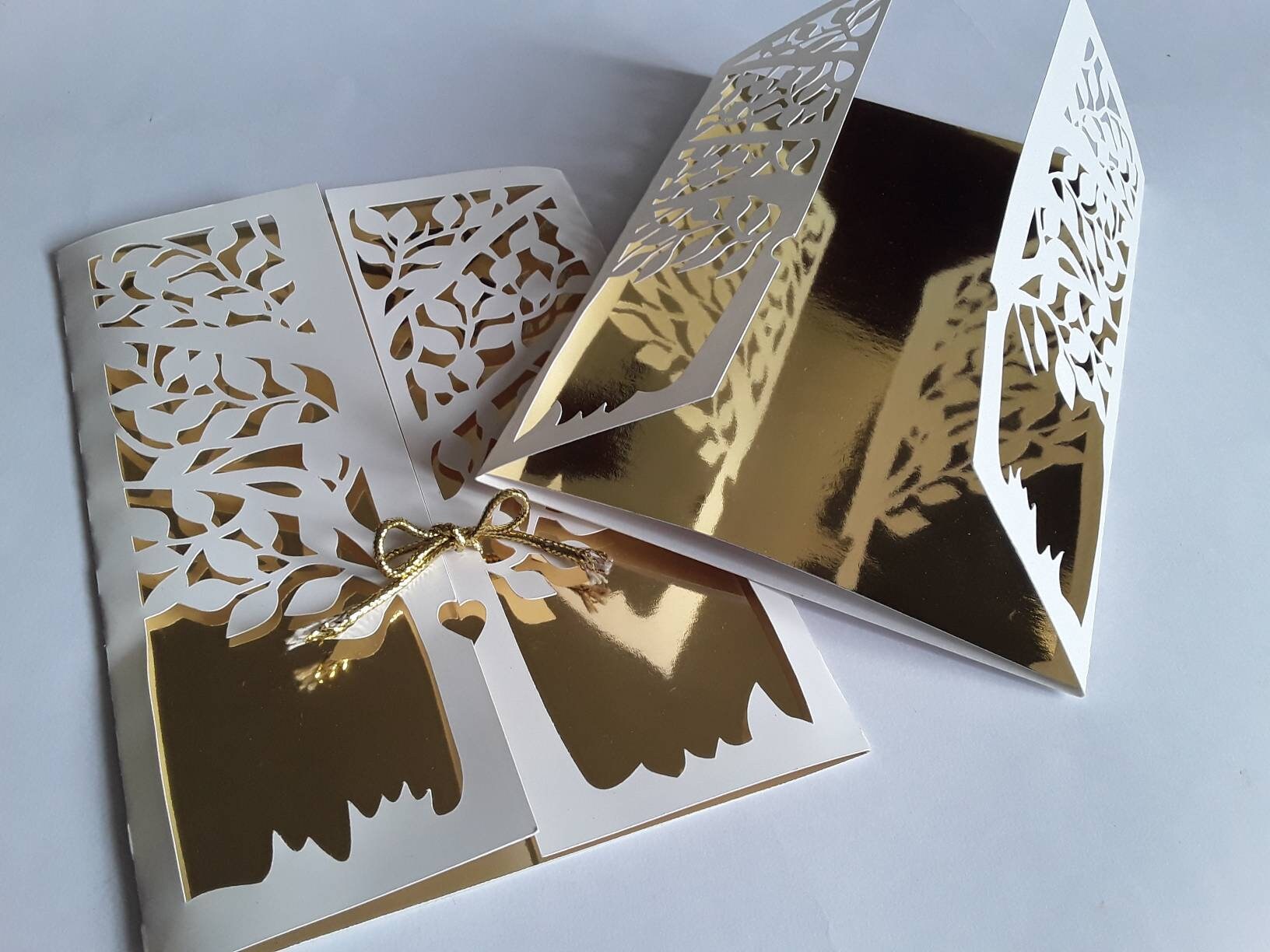 Wedding Invitation Template – Gate Fold - Envelope Card Tree Wedding ...