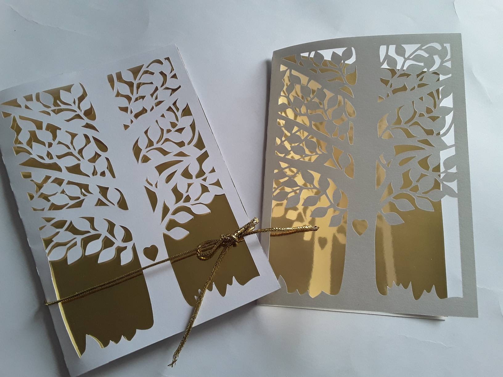 Wedding Invitation Template Envelope Card Tree Wedding - Etsy