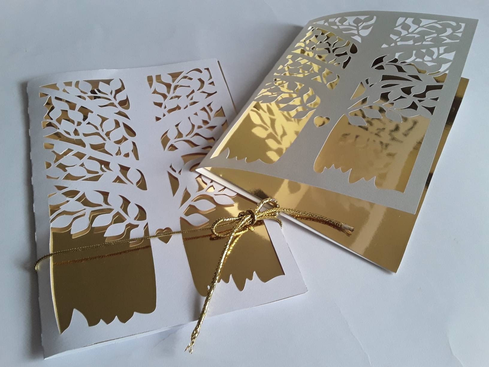 Wedding Invitation Template Envelope Card Tree Wedding - Etsy