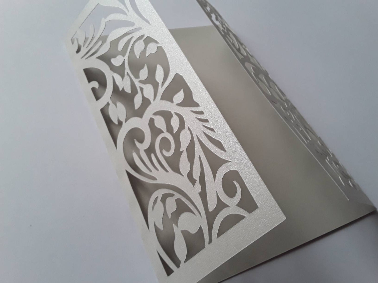 Wedding Invitation Template – Gate Fold - Envelope Card Ribbons and ...