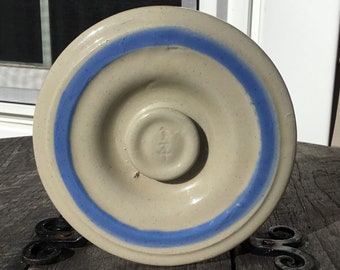 Blue Band Stoneware Crock - Etsy