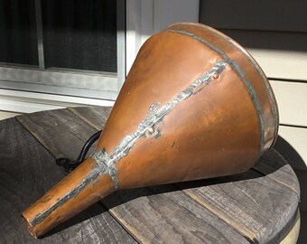 Copper Funnel Antique - Etsy