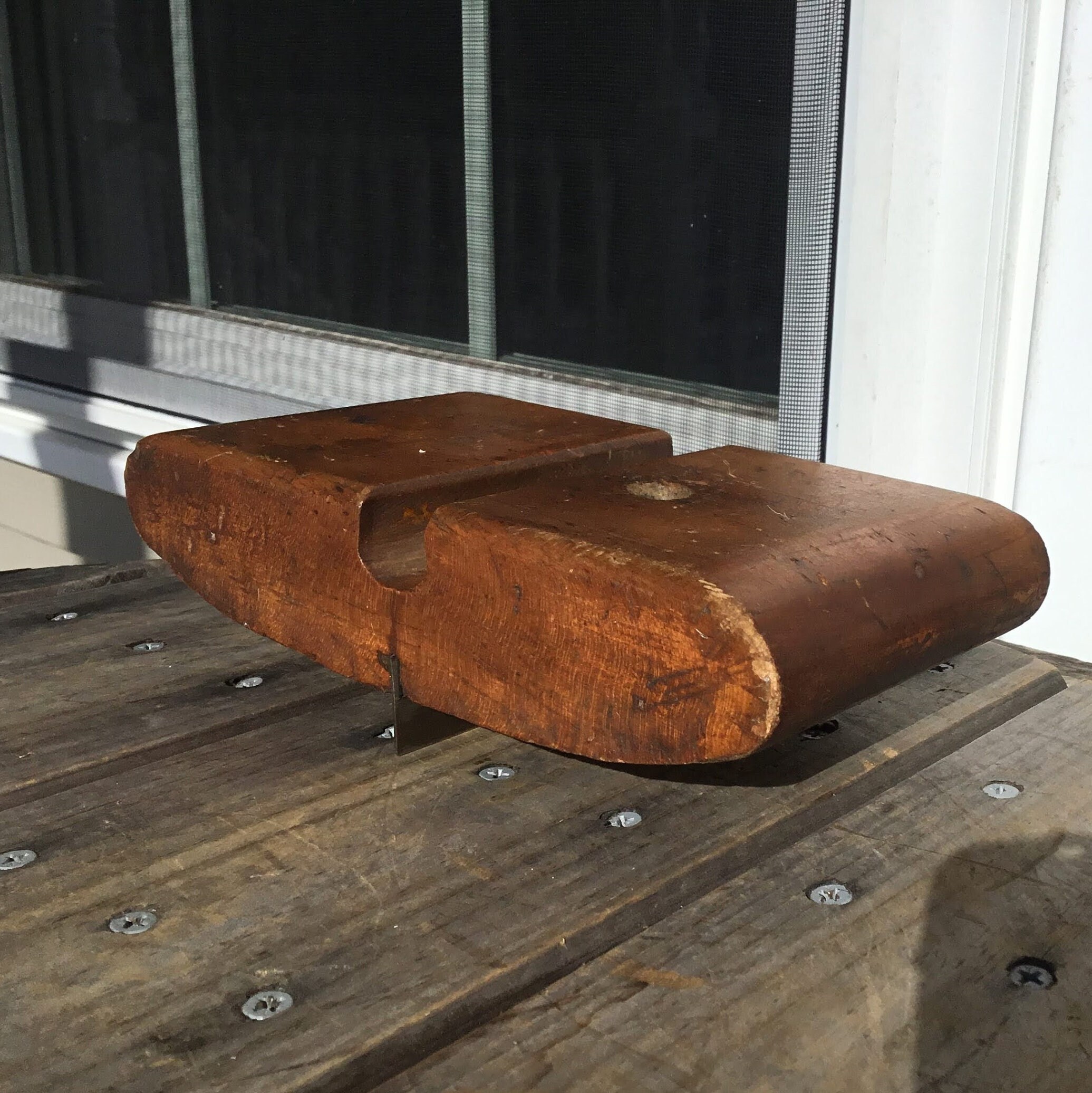 Antique Clipper Hand Surfacer Maple Wooden Steel Blade Old - Etsy