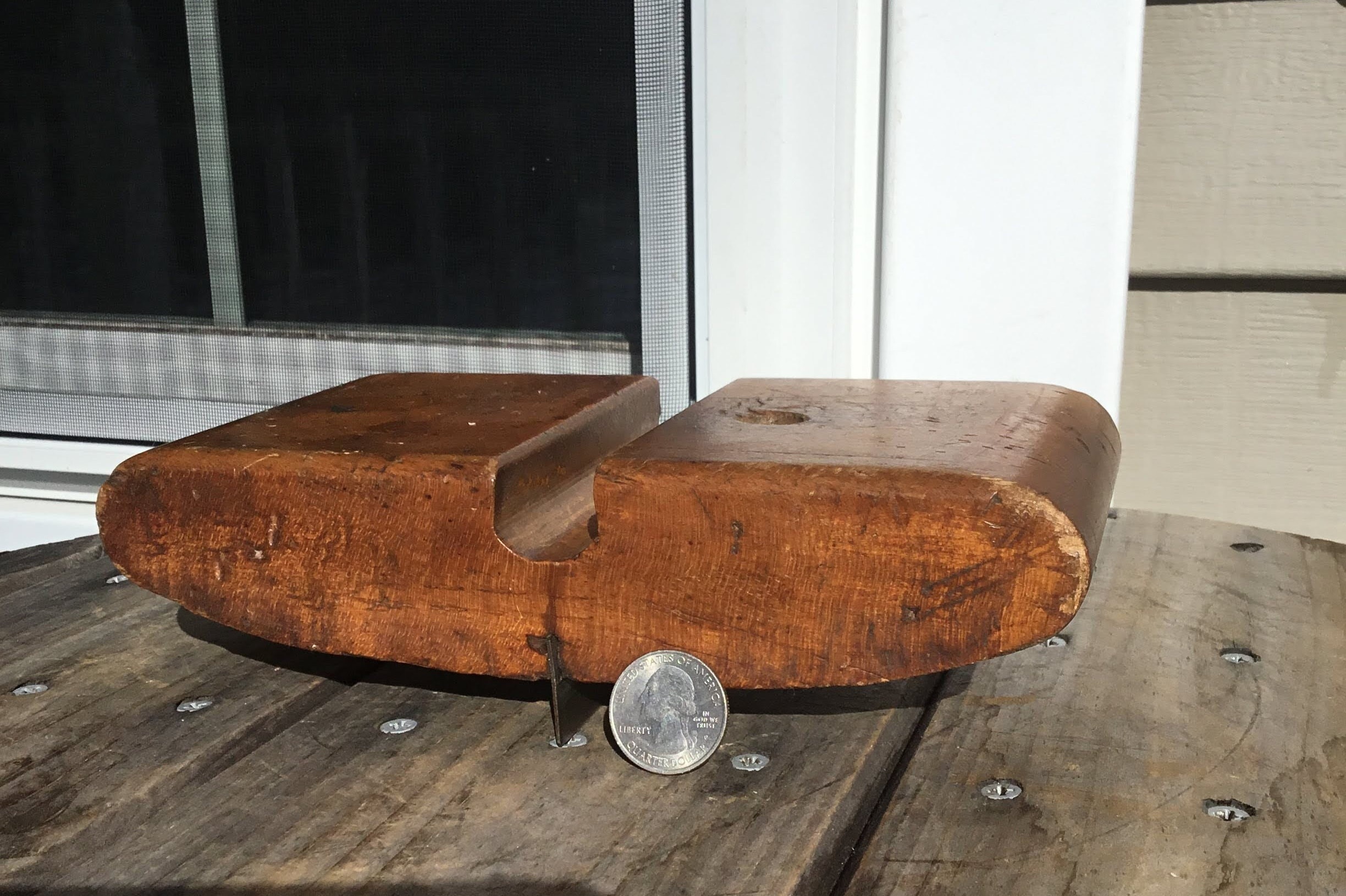 Antique Clipper Hand Surfacer Maple Wooden Steel Blade Old - Etsy