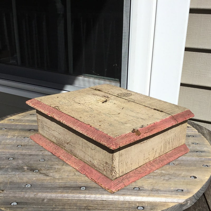 Antique White Box - Etsy