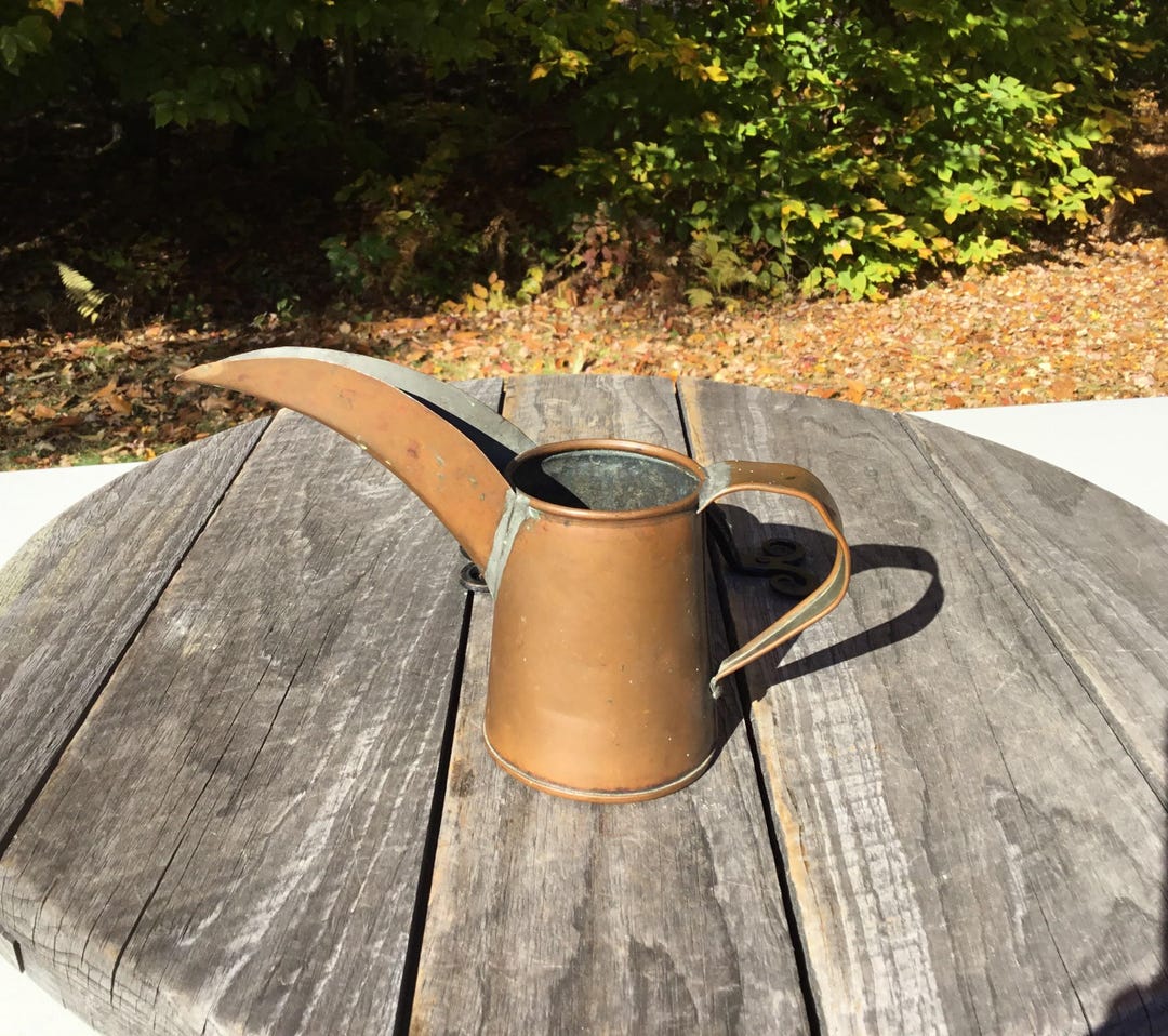 Antique Copper School Inkwell Pour Filler Hand Soldered Pitcher V ...