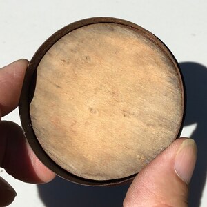 Antique Wood Round Spice Box MACE Container Bentwood Farmhouse Kitchen ...