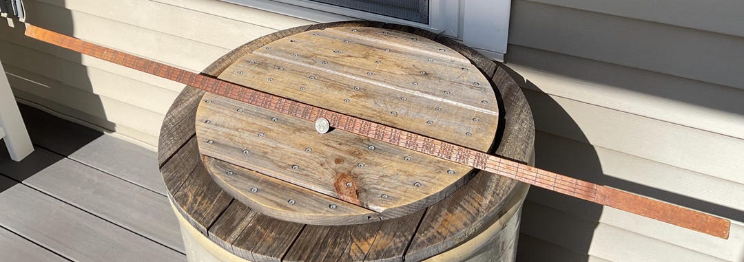 Antique Wooden Lumber Logging Measuring Stick Tool 48" L Forestry ...