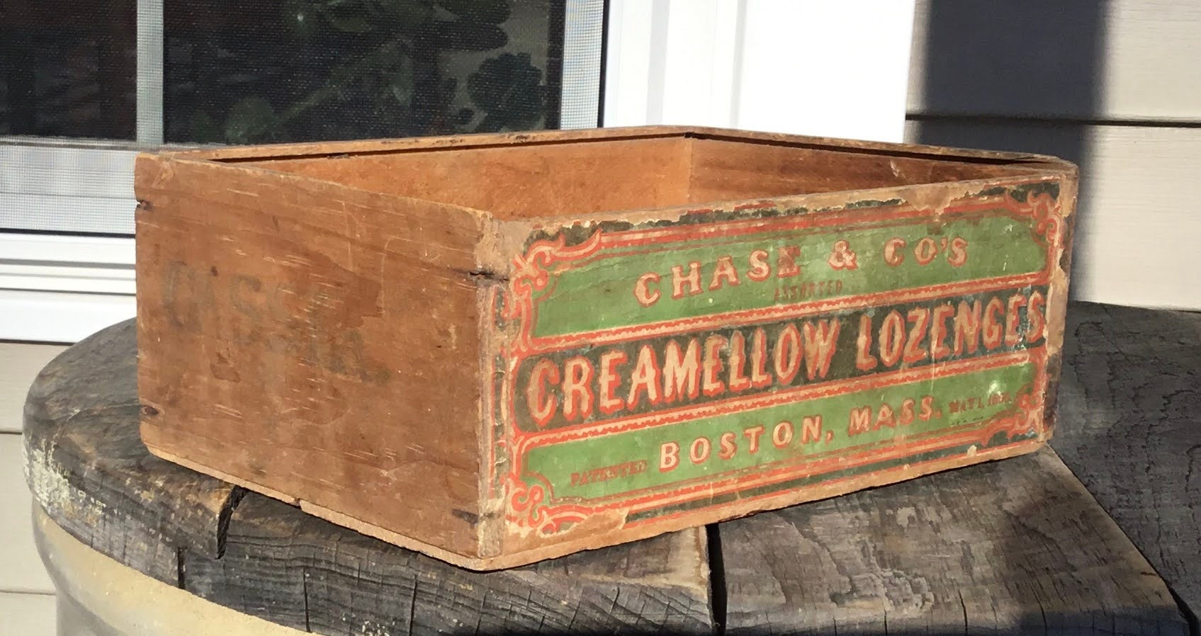RARE Antique Chase & Co Creamellow Lozenges Wood Box Paper - Etsy