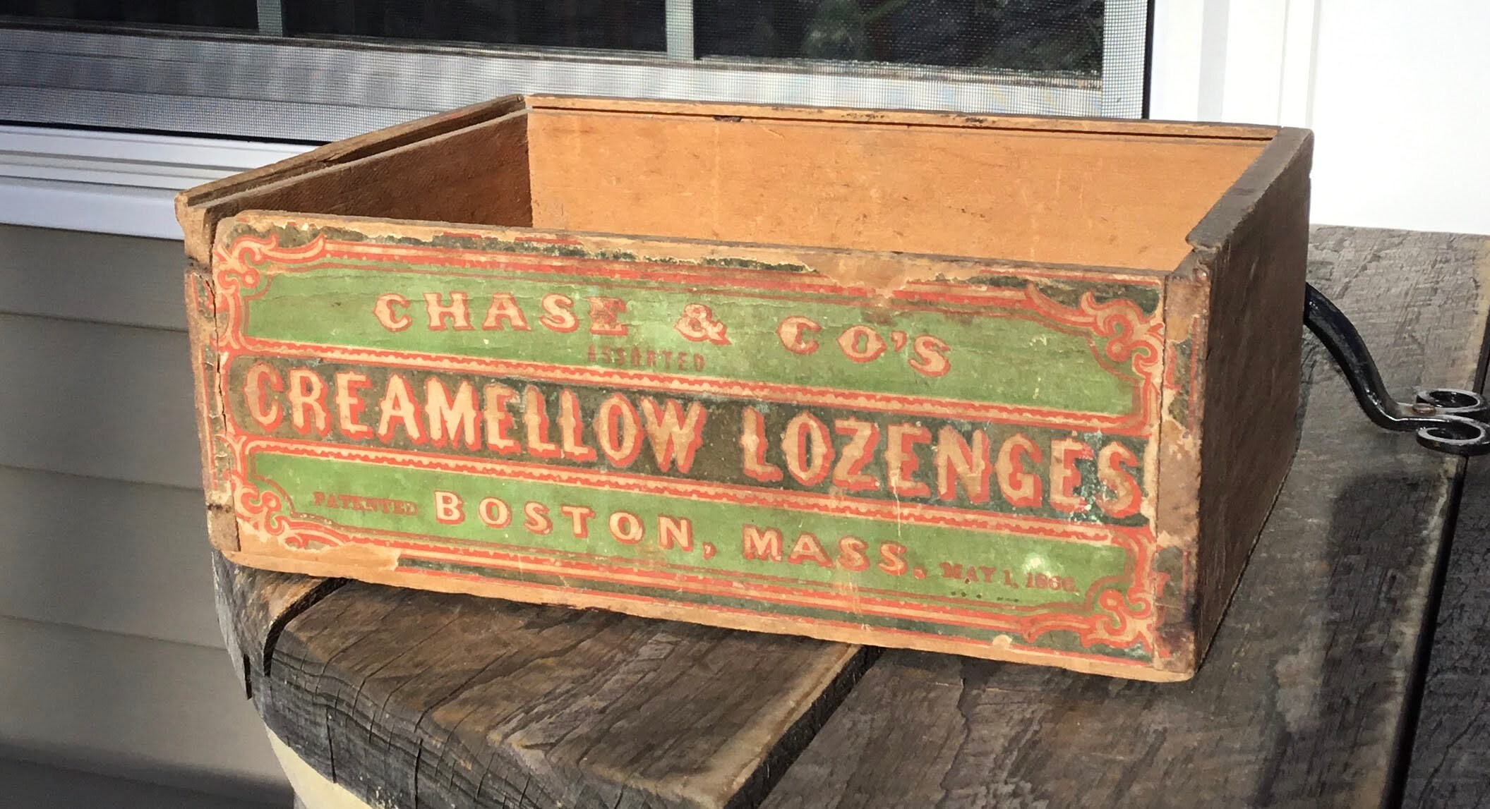RARE Antique Chase & Co Creamellow Lozenges Wood Box Paper - Etsy