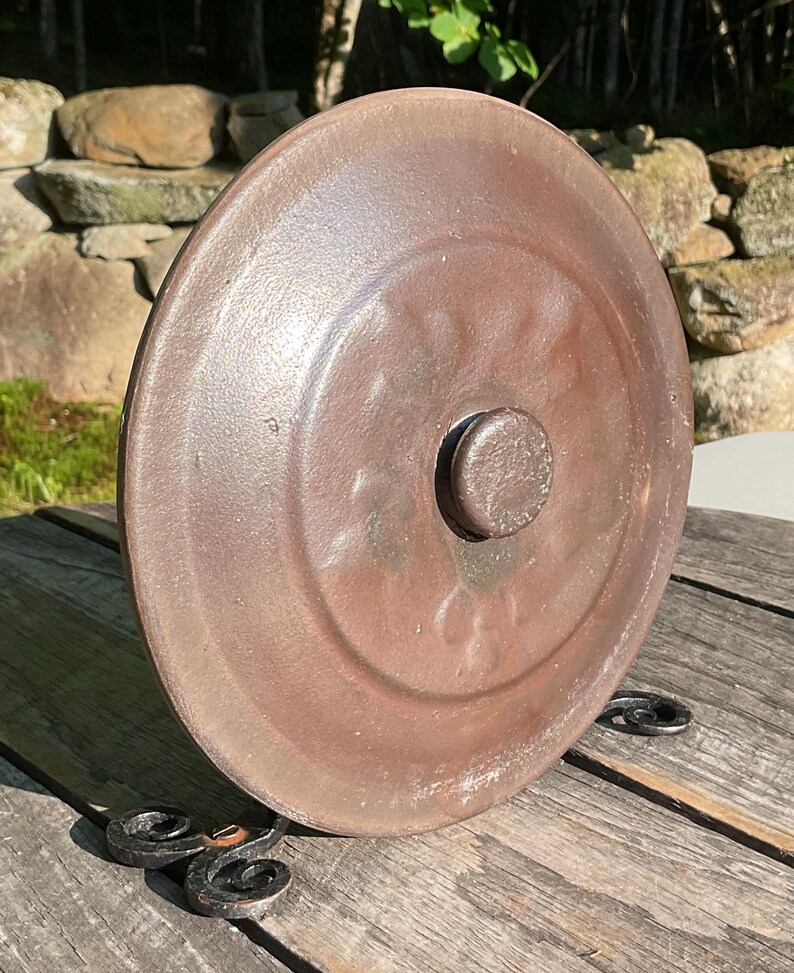Antique Prim Stoneware Dome Top Crock Replacement Lid ONLY 7.25" D ...