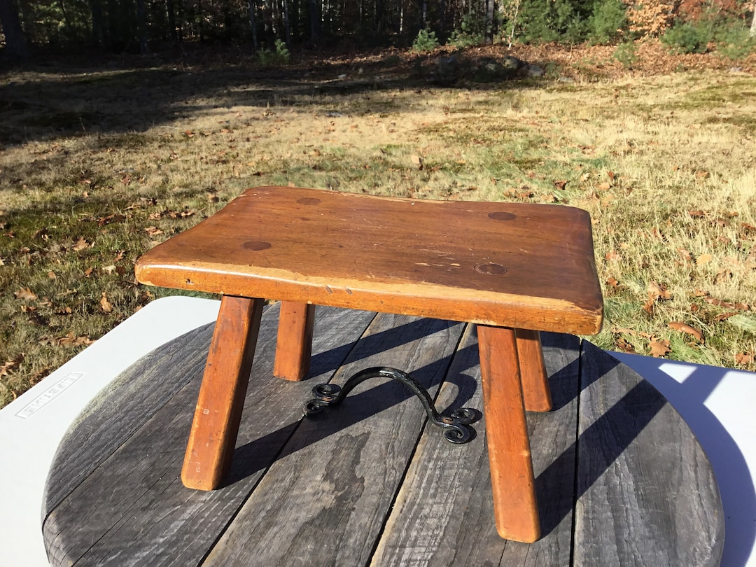 Cushman Colonial Creation Maple Cricket Foot Stool 9038 Bennington VT ...