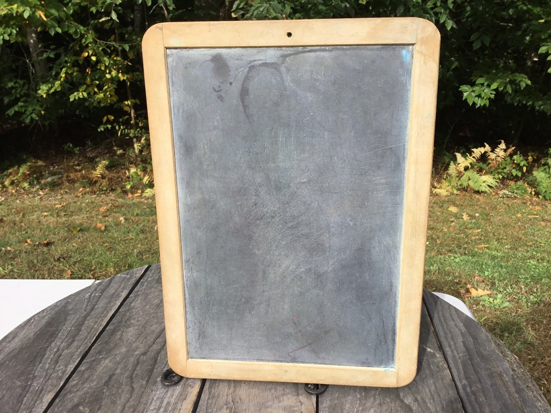Antique Prim Child's Slate & Wooden Framed Germany Chalkboard 13.5 ...