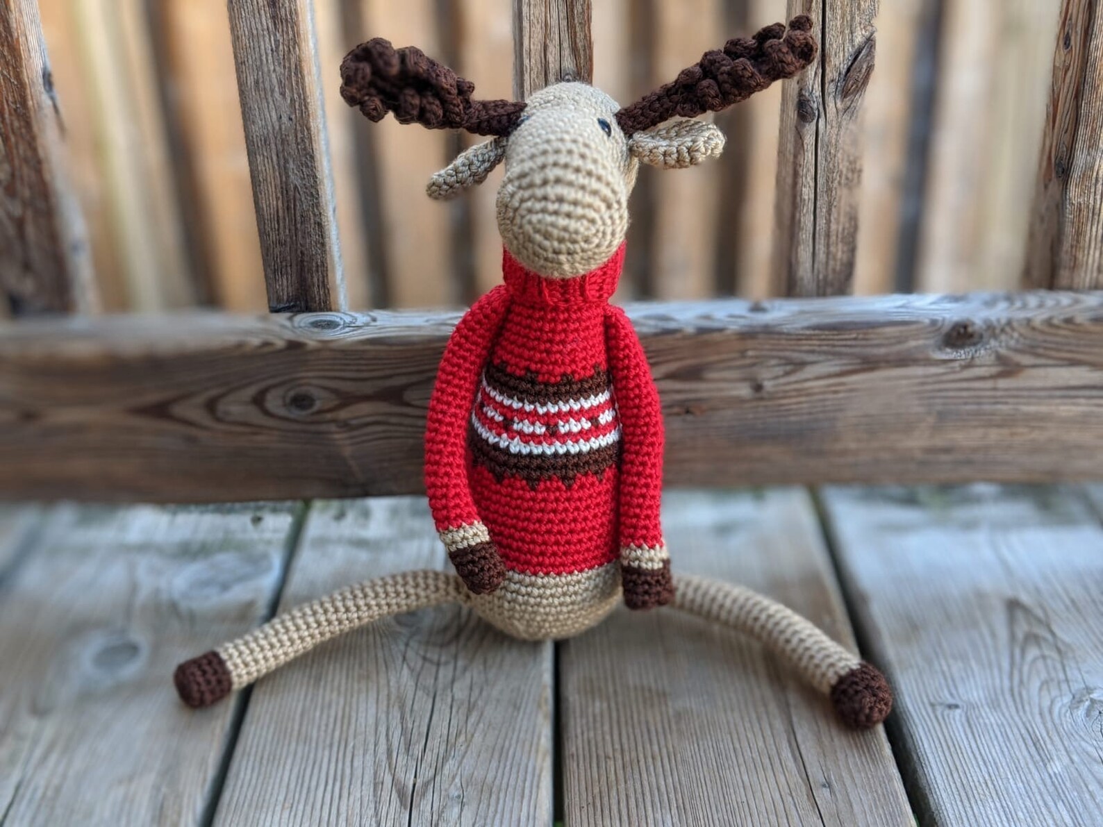 Richard the Moose, Amigurumi Moose, Crochet Moose, Crochet Animal ...