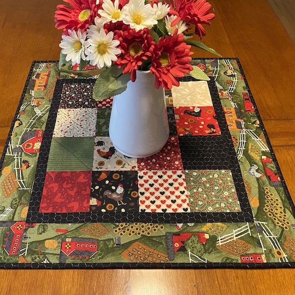 Quilted Table Topper - Etsy