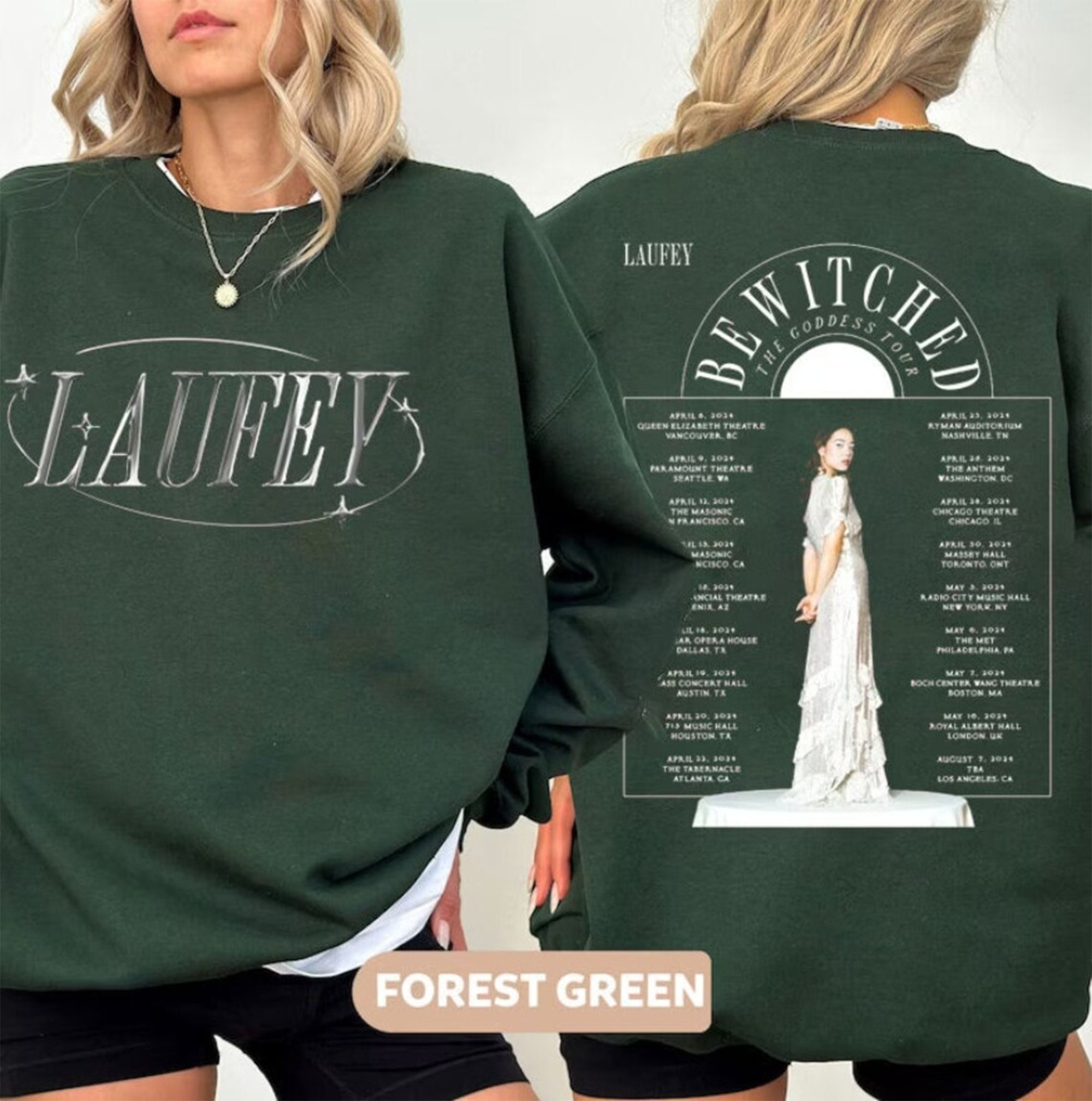 Camisa Laufey The Bewitched Tour 2024, Camisa Laufey Merch, Camisa ...