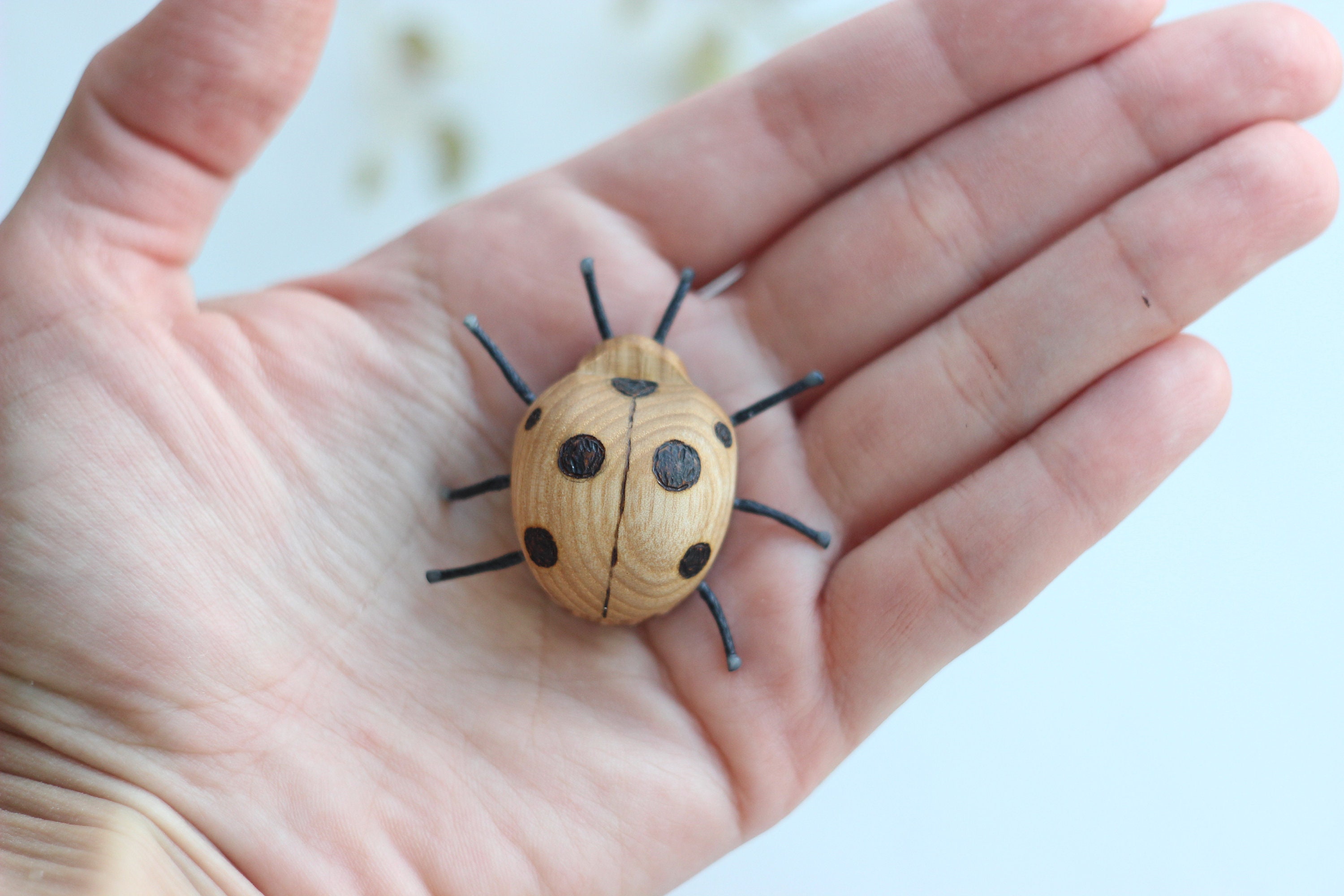 Wooden Ladybug. Wooden Toys Insects. Garden Decor. Insects | Etsy