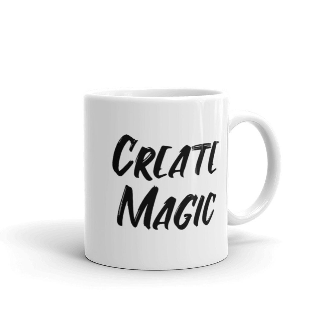 CREATE MAGIC Mug,inspirational Mug,text Mug,graphic Mug,home Decor ...
