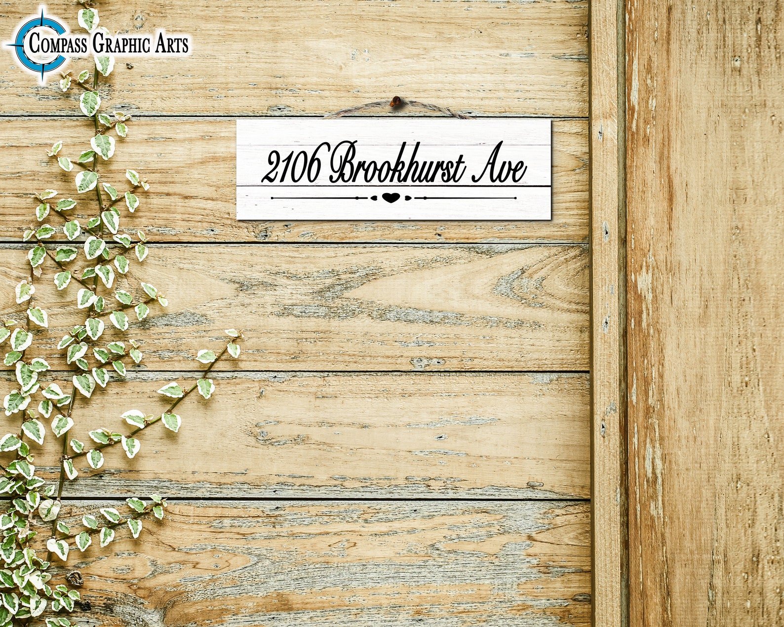 Street Address Sign Custom Address Sign Hanging Wall Sign - Etsy