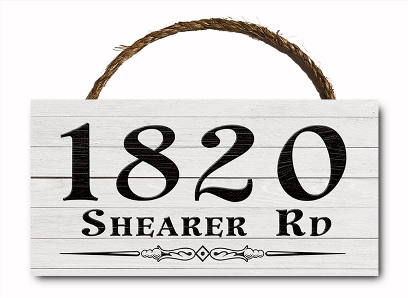 Personalized Custom House Address Numbers &street Address - Etsy
