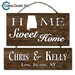 Sweet Home Alabama State Personalized Custom Family Name Hanging Double ...