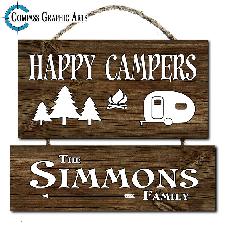 Welcome Camper Sign - Etsy