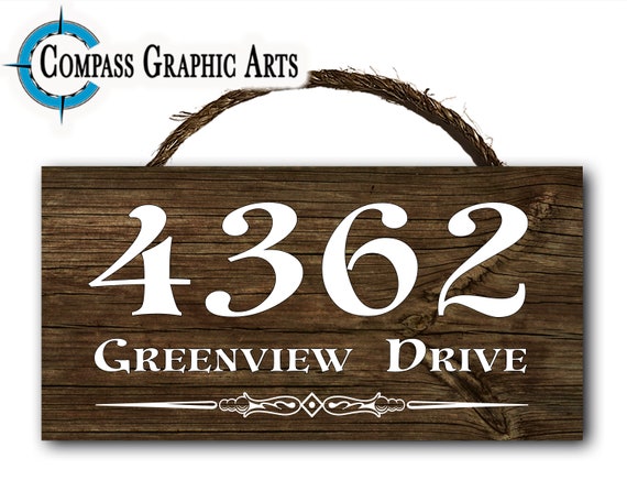 Personalized Custom House Address Numbers &street Address - Etsy