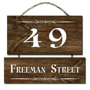 Address Sign Street House Address Custom Personalized - Etsy