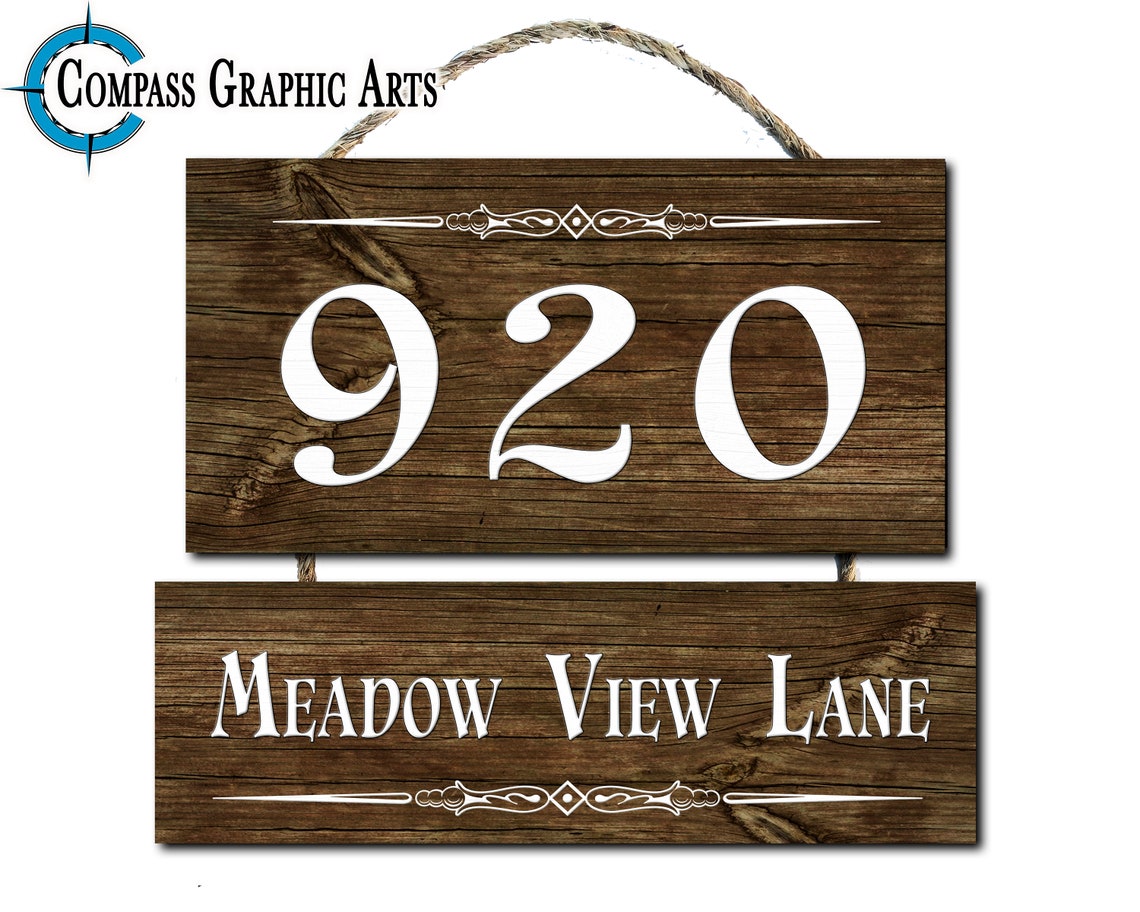 Address Sign Street House Address Custom Personalized - Etsy