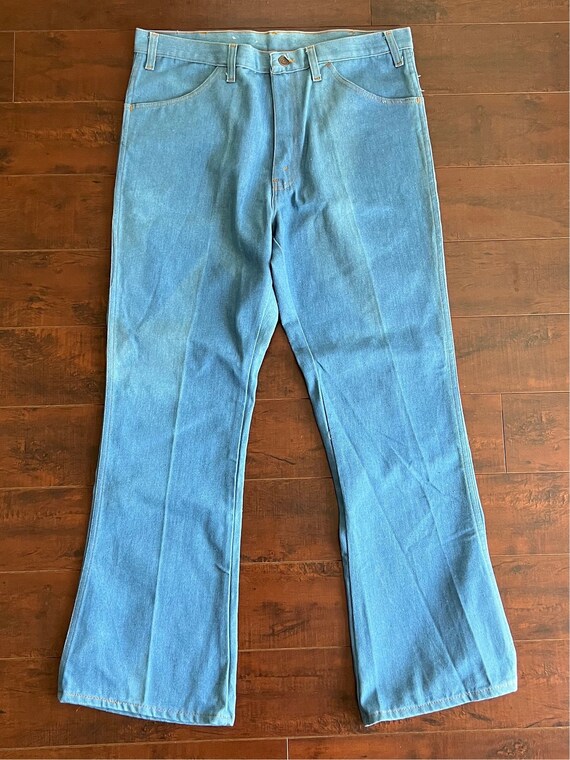 Vintage 70s Flare Bell Bottom Jeans - Gem