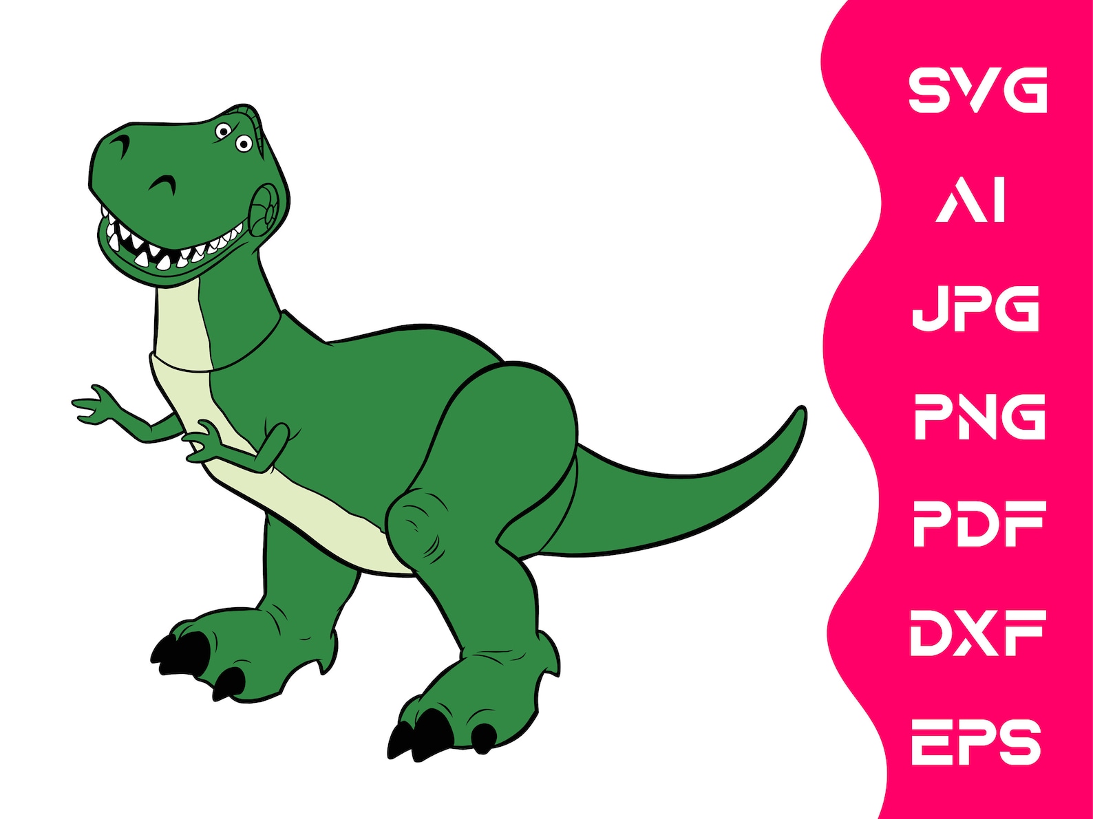Toy Story Rex SVG