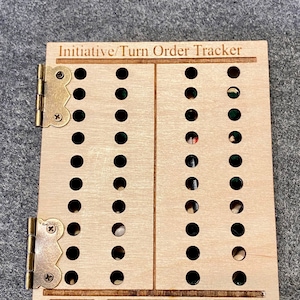 Tabletop Gaming: Initiative/turn Order Tracker Box - Etsy