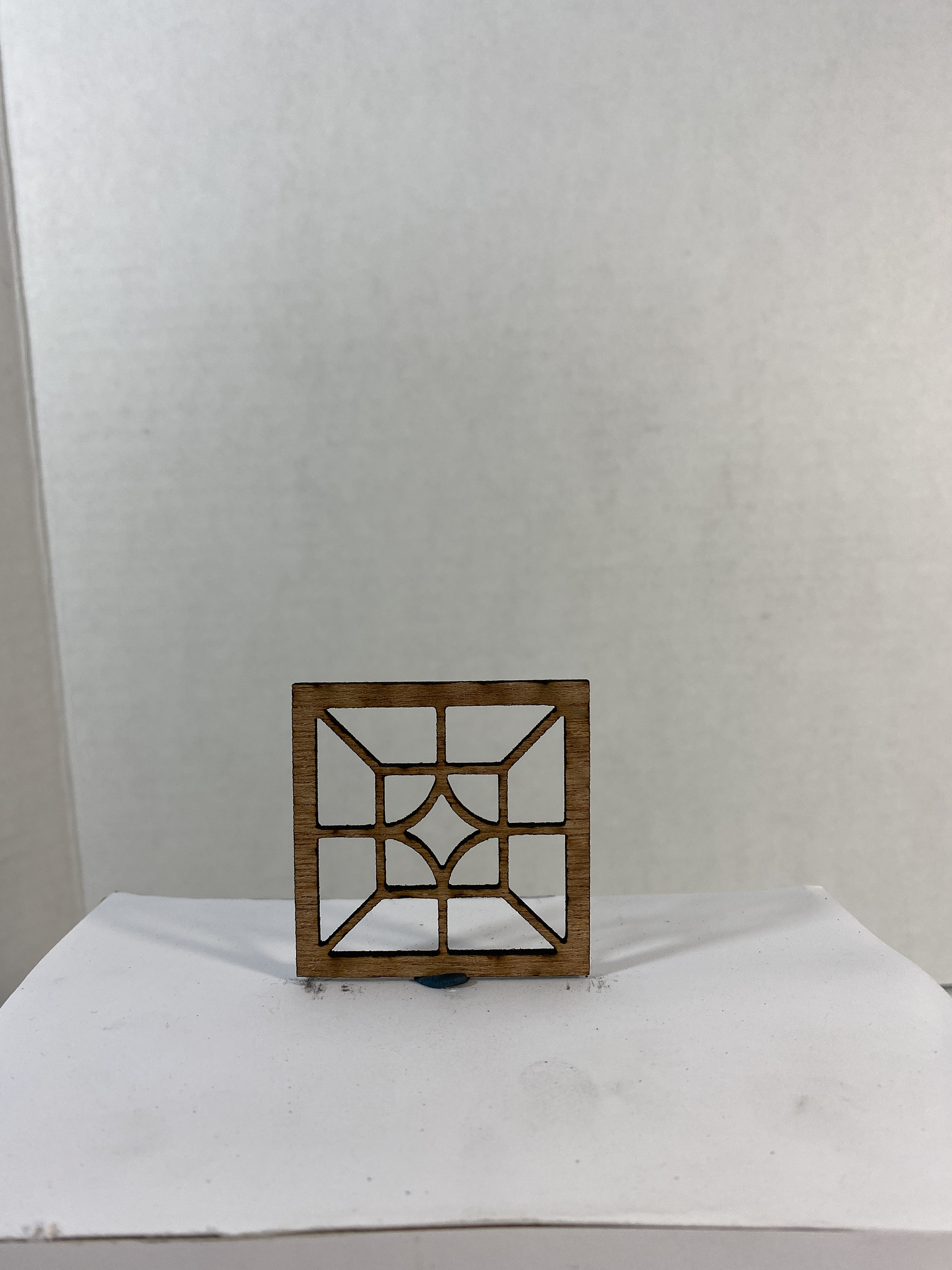 Dollhouse Miniature Window Insert/panel Square Design F Deco | Etsy