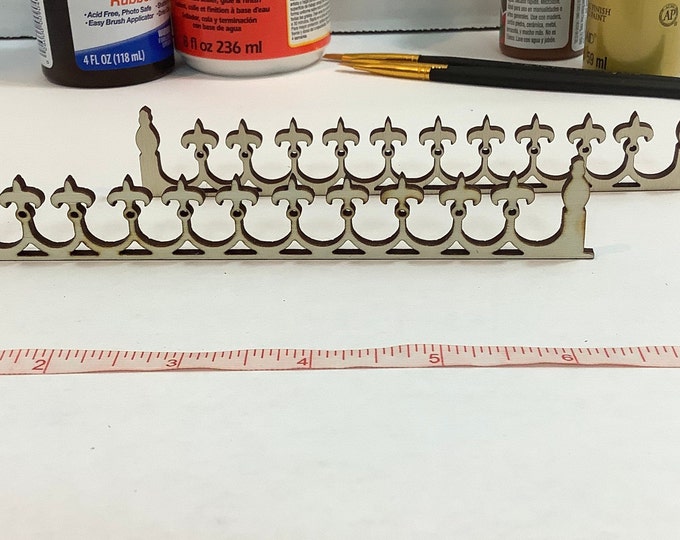 Decorative METAL TRIM CROWN 3 Ft Metal Trim Shiny Pretty Silver Metal ...