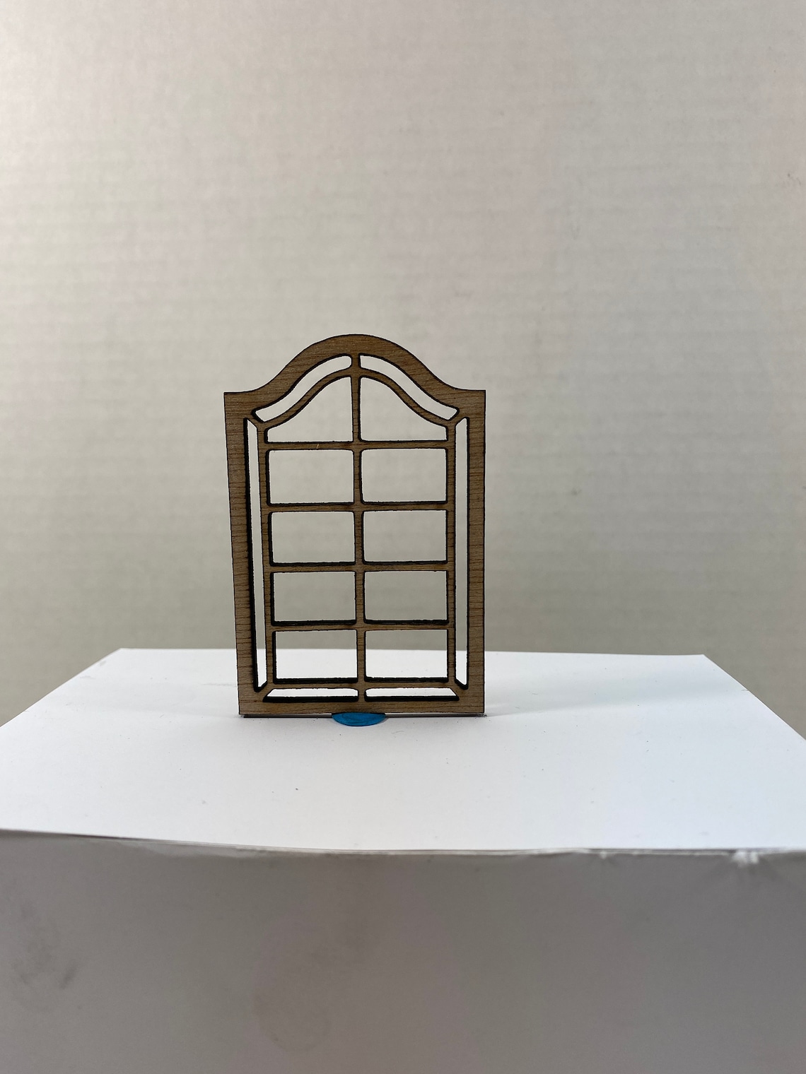 Dollhouse Miniature Window Insert/panel Rounded Top 7 Deco | Etsy