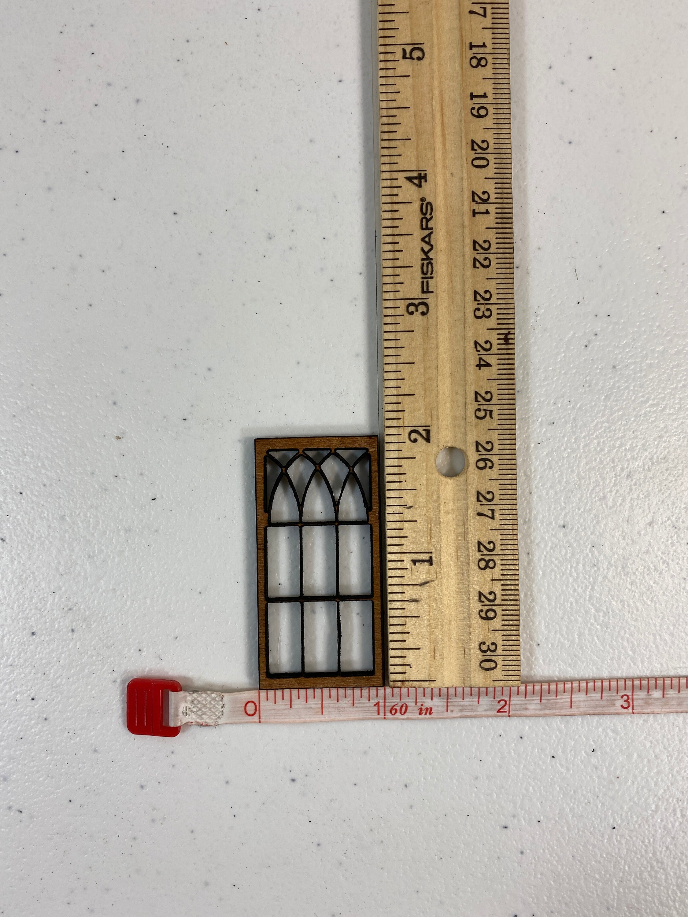 Miniature Window Insert/panel Rectangular Design B Decorative Window ...