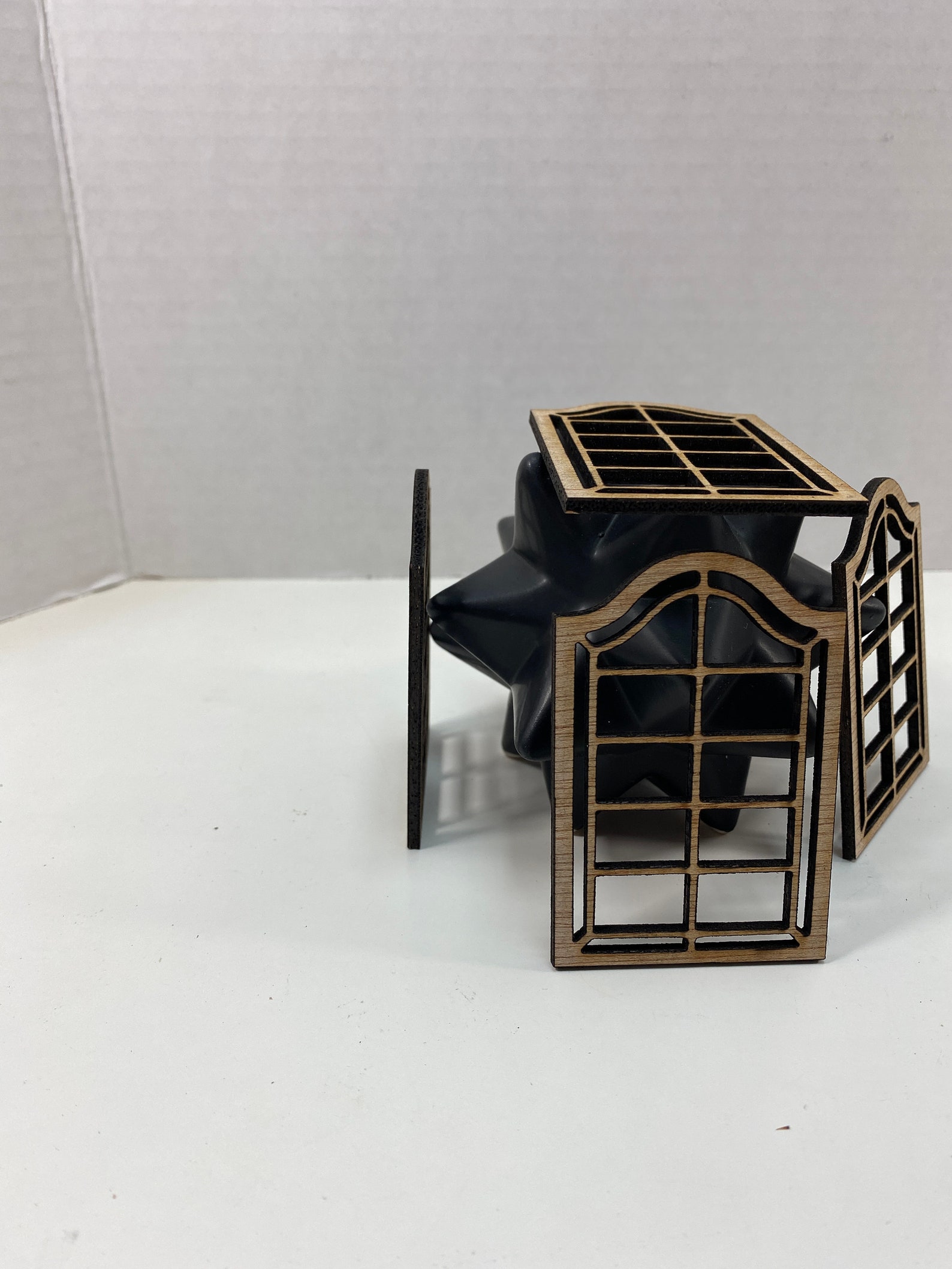 Dollhouse Miniature Window Insert/panel Rounded Top 7 Deco | Etsy