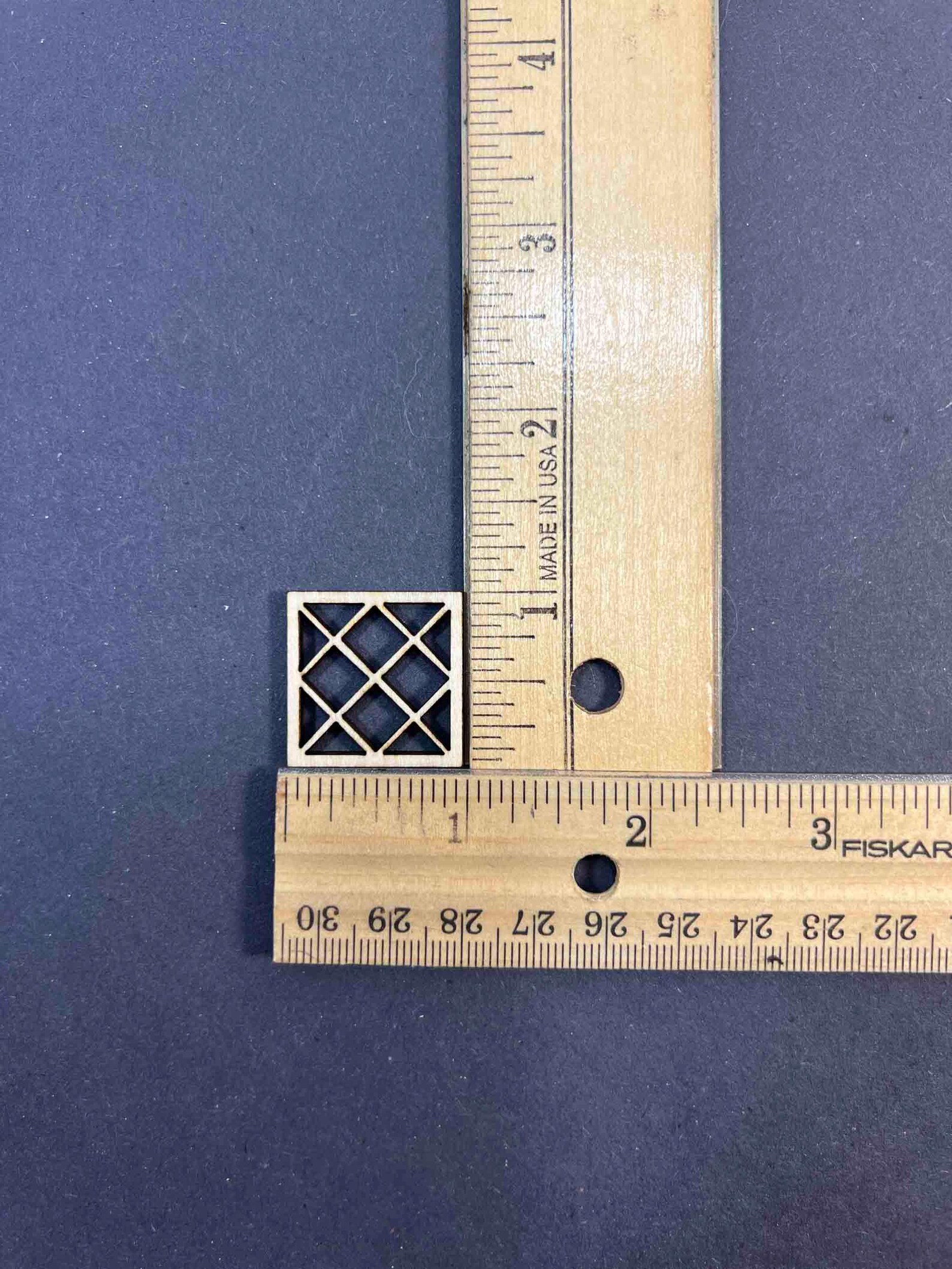 Miniature Square Window Insert/panel Lattice Style for Dollhouse ...